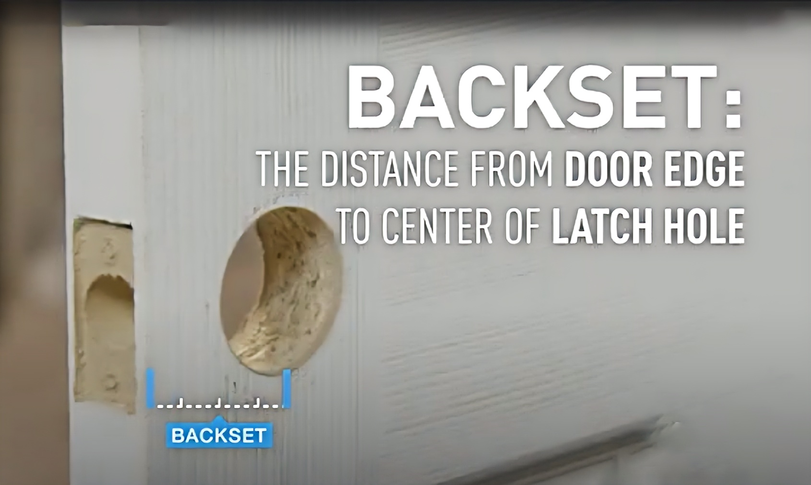 What Is the Backset on a Door? - umaylocks.com